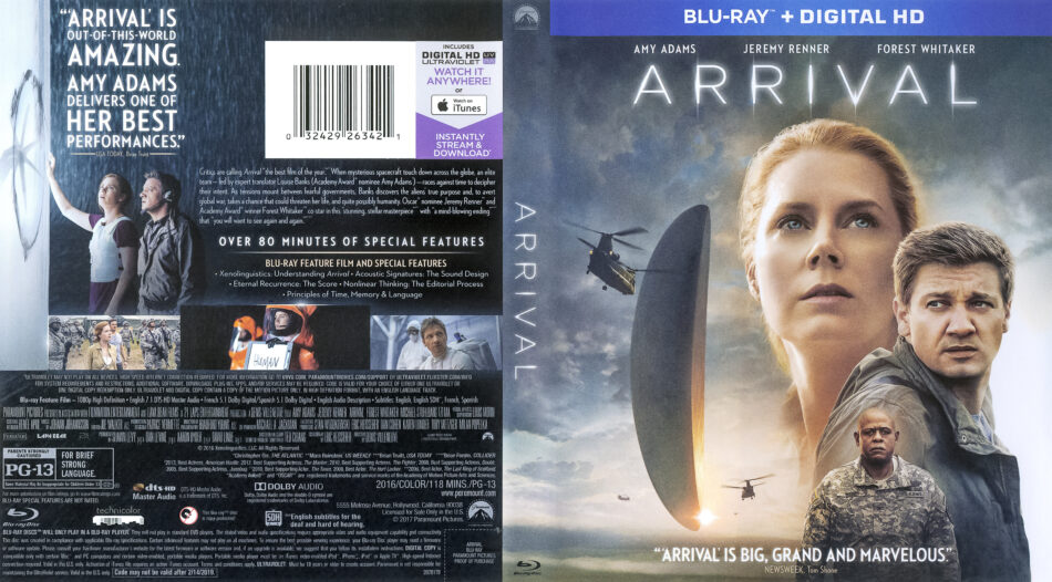 Arrival (2016) Blu-Ray Covers - DVDcover.Com