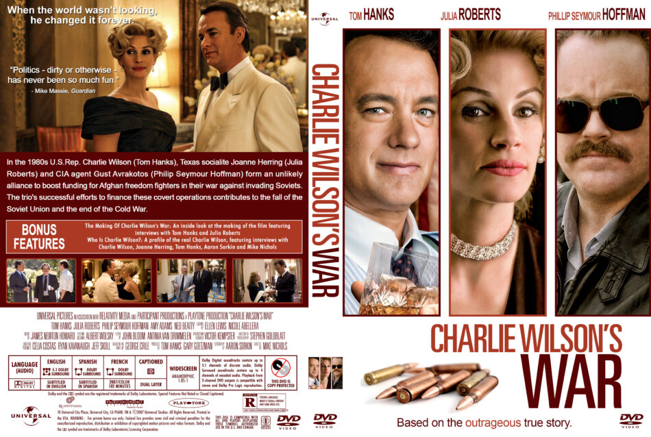 Charlie Wilson’s War R1 Custom DVD Cover - DVDcover.Com