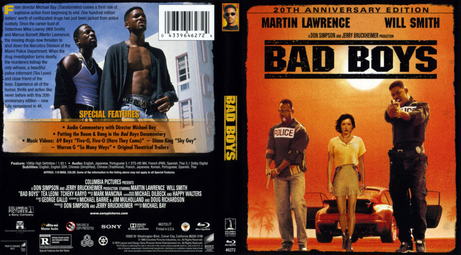 Bad Boys (1995) Blu-Ray Cover - DVDcover.Com