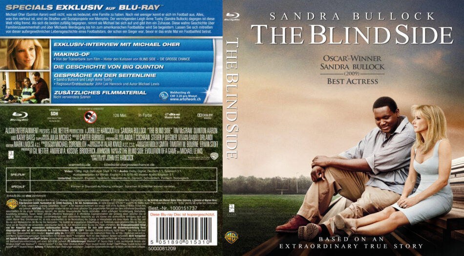 The Blind Side (2009) DE Blu-Ray Cover - DVDcover.Com