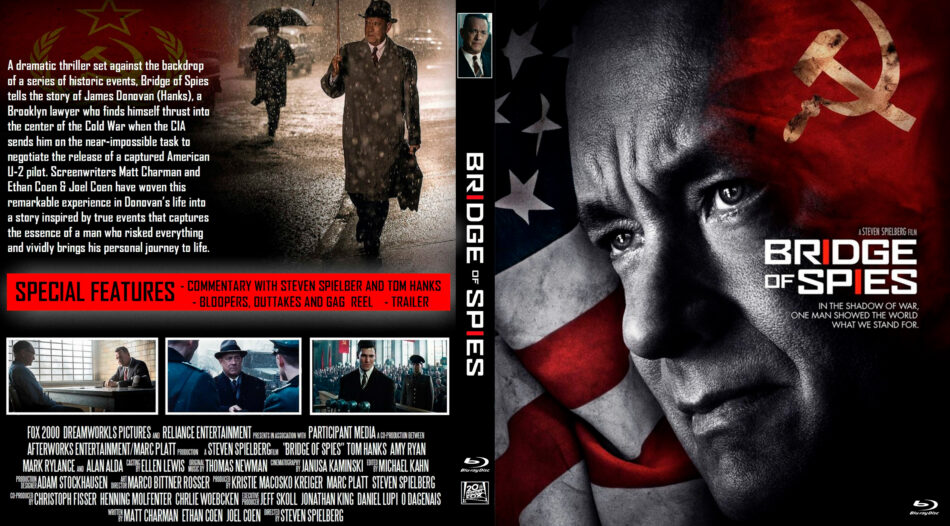 Bridge Of Spies (2015) Blu-Ray Cover - DVDcover.Com