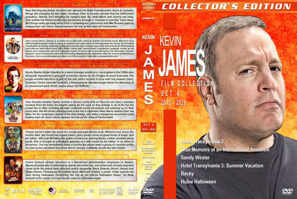 Kevin James Filmography - Set 4 (2015-2020) R1 Custom DVD Cover ...