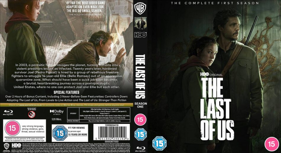 The Last Of Us (2023) R2 UK Blu Ray Cover and Labels - DVDcover.Com