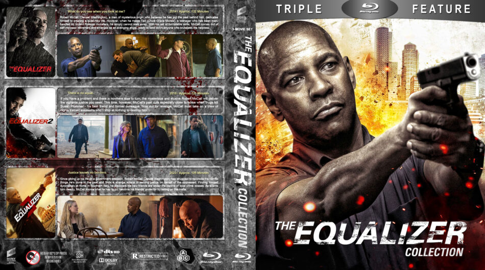 The Equalizer Collection Custom Blu-Ray Cover - DVDcover.Com