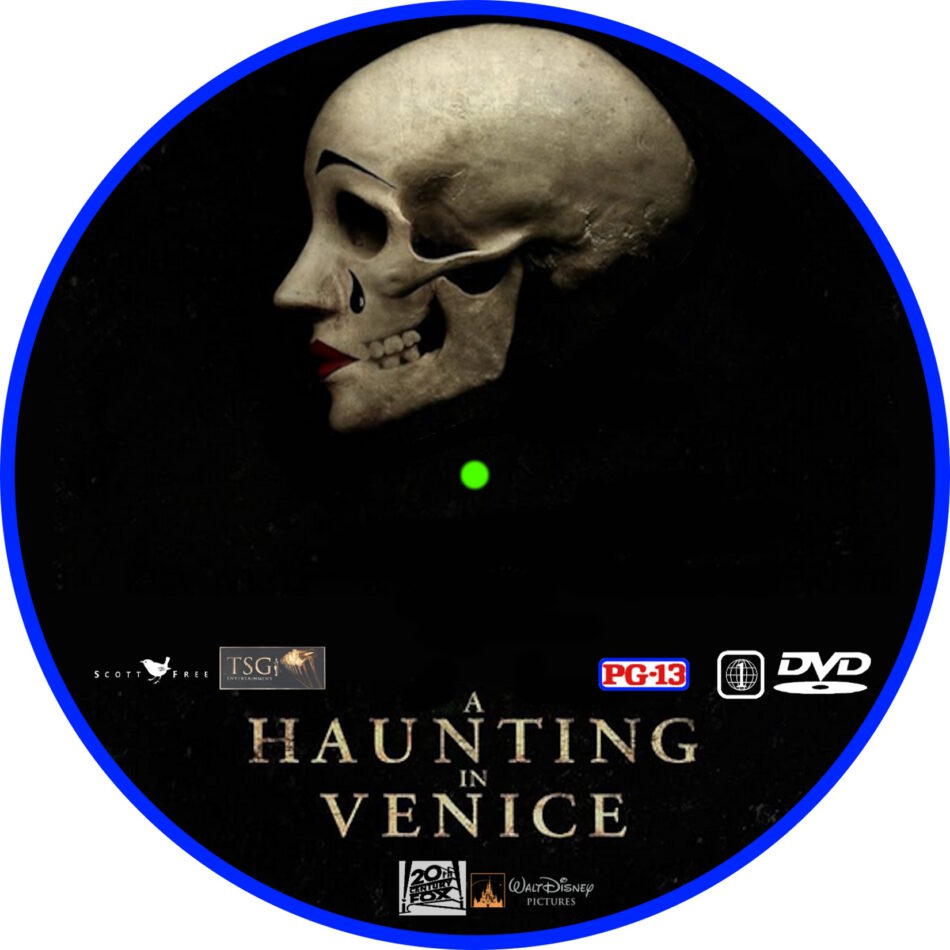 A Haunting In Venice (2023) R1 Custom DVD Label - DVDcover.Com