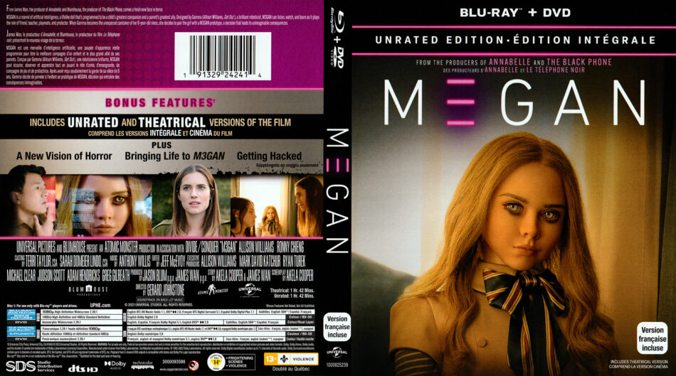 Megan (2022) Blu-Ray Cover - DVDcover.Com