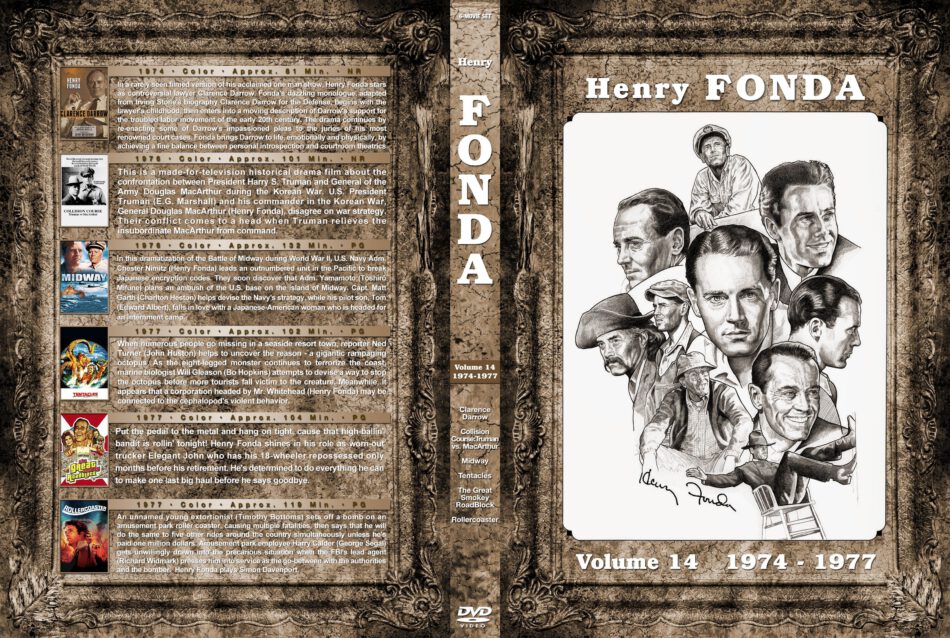 Henry Fonda Filmography - Volume 14 (1974-1977) R1 Custom DVD Cover ...