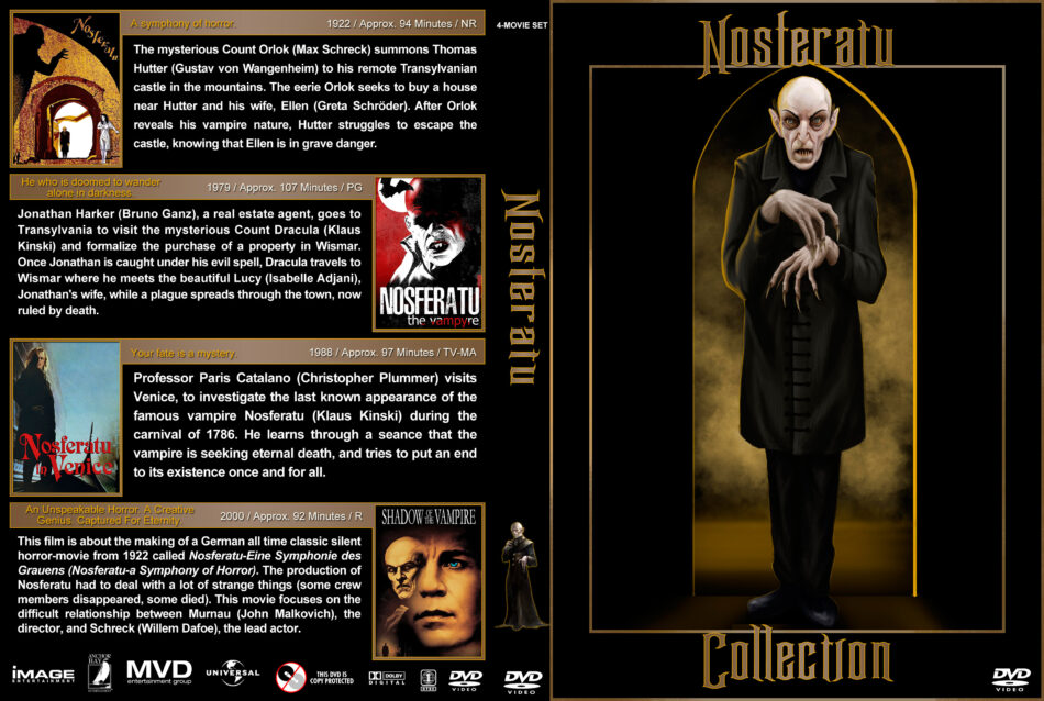 Nosferatu Collection R1 Custom DVD Cover - DVDcover.Com