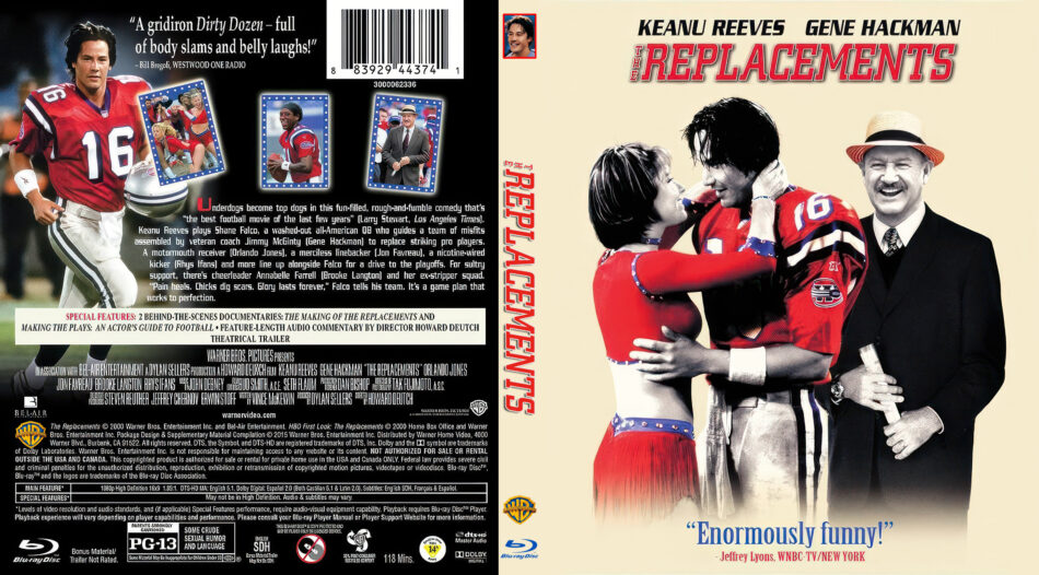 The Replacements Custom Blu-Ray Cover + Disc - DVDcover.Com