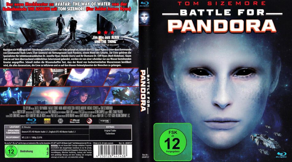 Battle For Pandora DE Blu-Ray Cover - DVDcover.Com