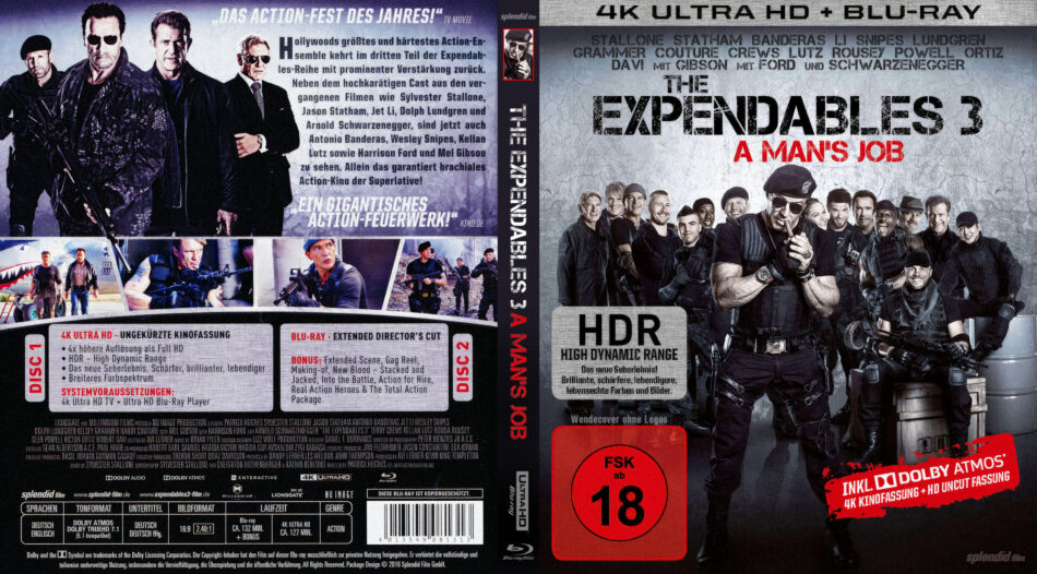 The Expendables 3 DE Custom UHD - DVDcover.Com