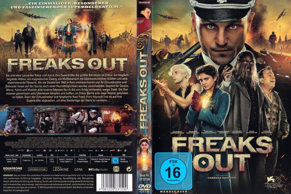 Freaks Out R2 DE DVD Cover - DVDcover.Com
