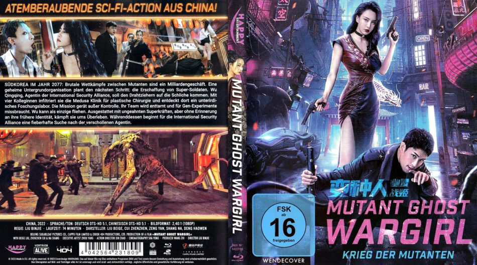 Mutant Ghost Wargirl DE Blu-Ray Cover - DVDcover.Com
