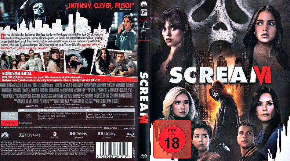 Scream 6 DE Blu-Ray Cover - DVDcover.Com