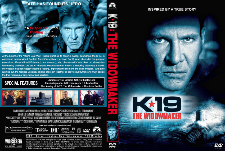 K19: The Widowmaker R1 Custom DVD Cover & Label - DVDcover.Com