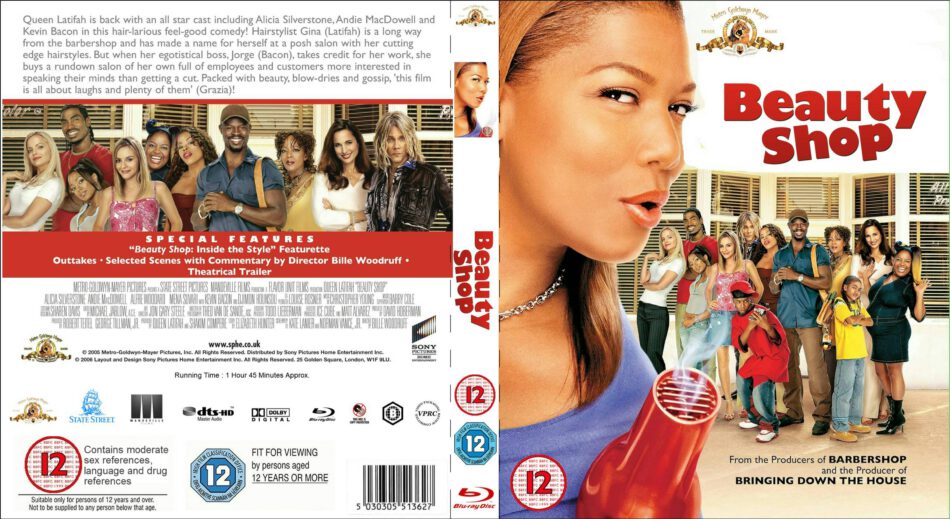 Beauty Shop (2005) Custom R2 UK Blu Ray Cover and Label - DVDcover.Com