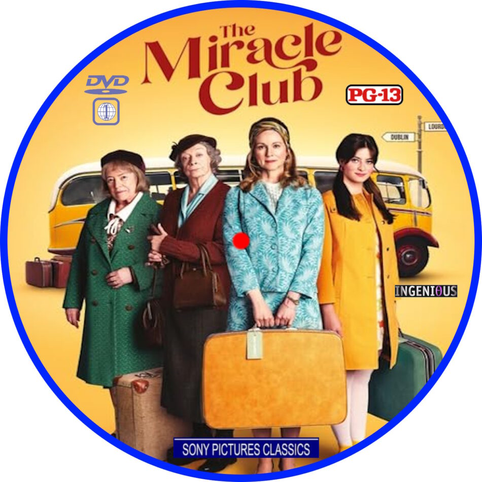 The Miracle Club (2023) R1 Custom DVD Label - DVDcover.Com