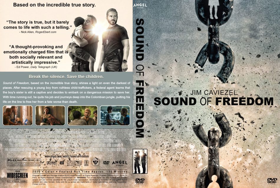 Sound of Freedom R1 Custom DVD Cover & Label V2 - DVDcover.Com