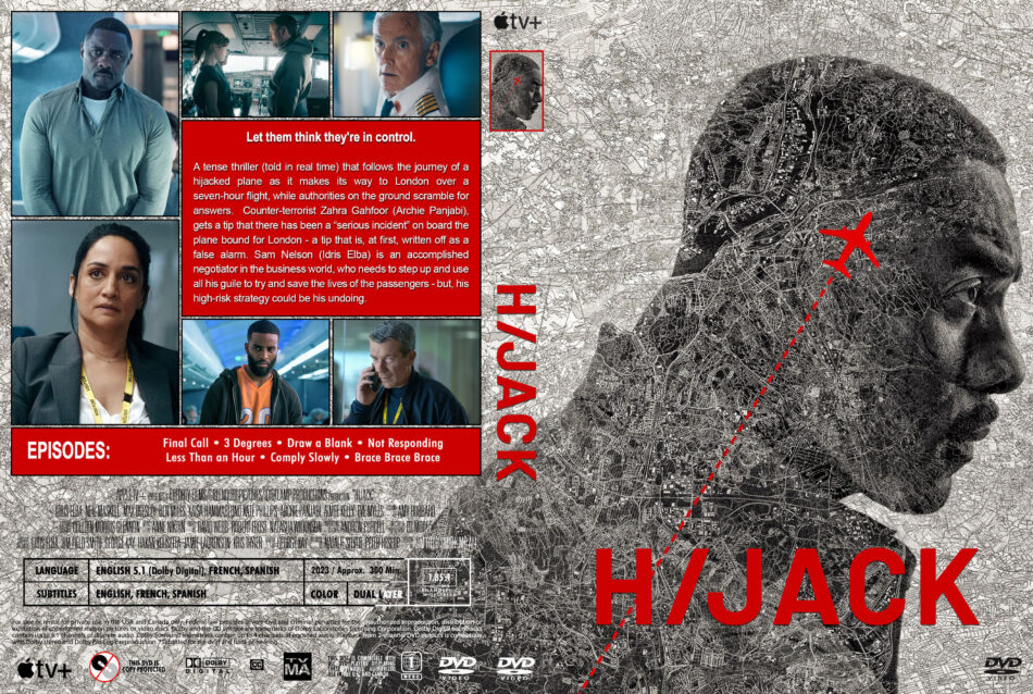 Hijack (TV mini-series) R1 Custom DVD Cover & Labels - DVDcover.Com