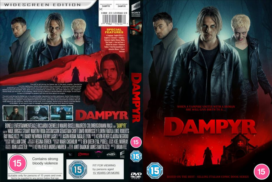 Dampyr (2022) R2 UK DVD Cover and Label - DVDcover.Com