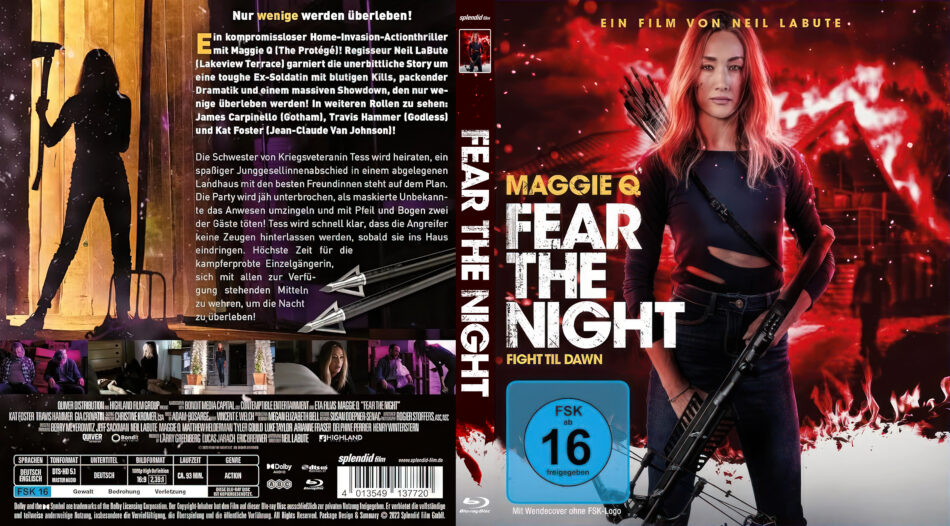 Fear The Night Custom DE Blu-Ray + Disc - DVDcover.Com
