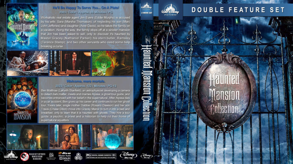 Haunted Mansion Collection Custom Blu-Ray Cover - DVDcover.Com