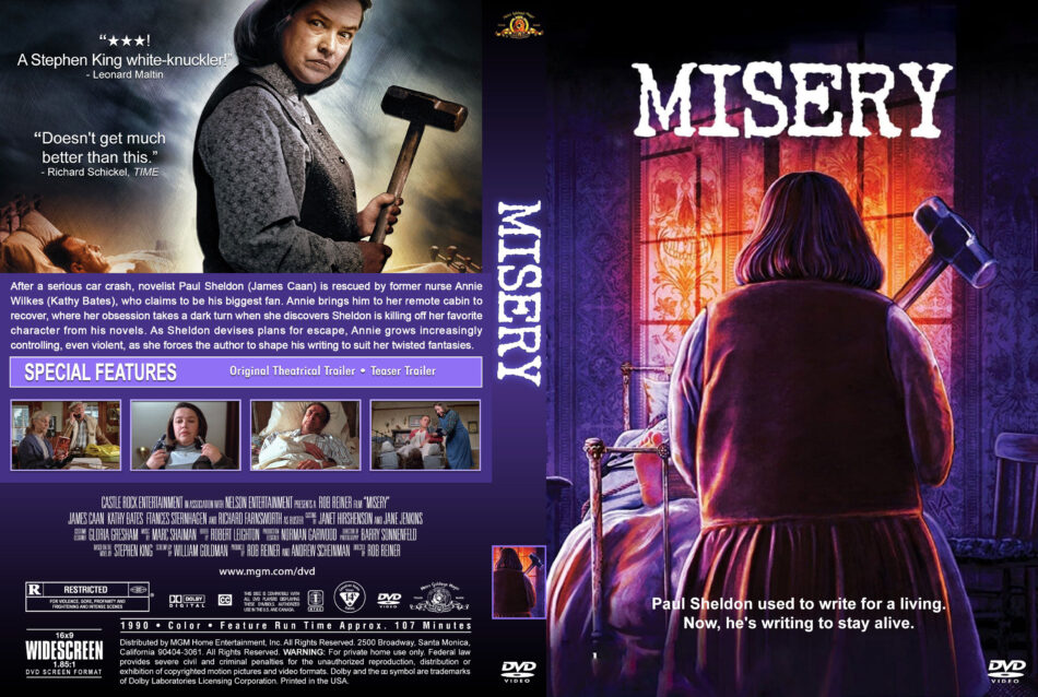 Misery R1 Custom DVD Cover & Label - DVDcover.Com