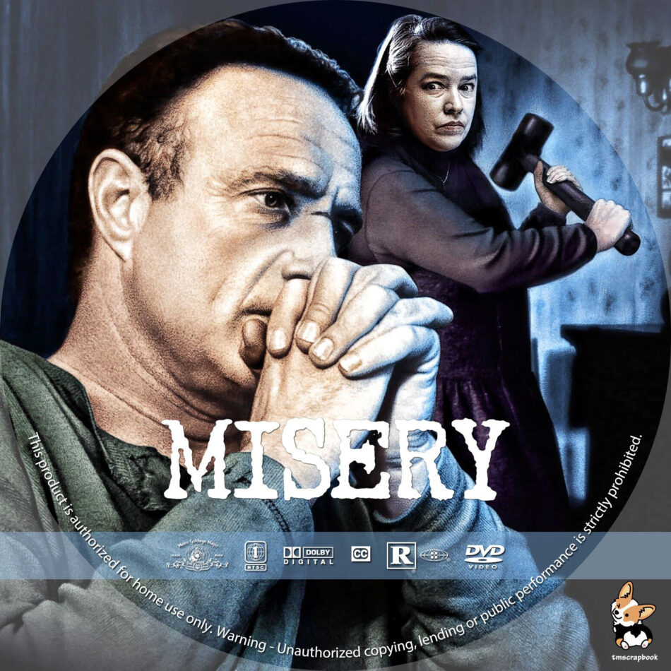 Misery (1990) R2 DE DVD Cover - DVDcover.Com