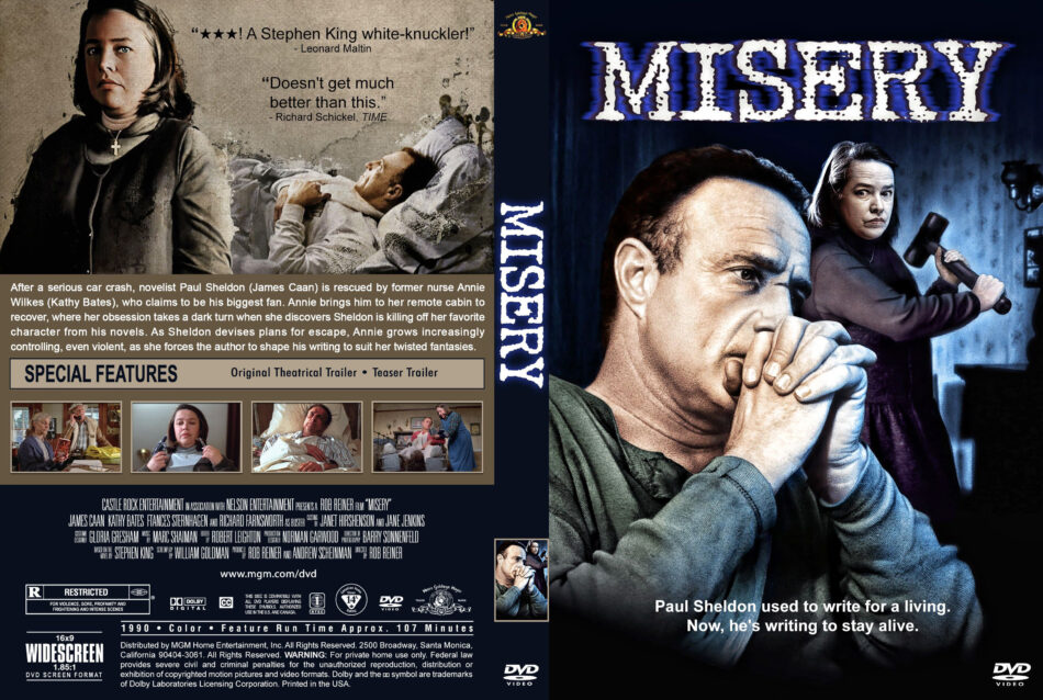 Misery R1 Custom DVD Cover - DVDcover.Com