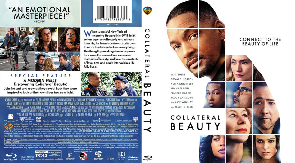Collateral Beauty (2016) Blu-Ray Cover - DVDcover.Com