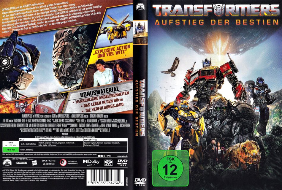 Transformers 6-Aufstieg der Bestien R2 DE DVD Cover - DVDcover.Com