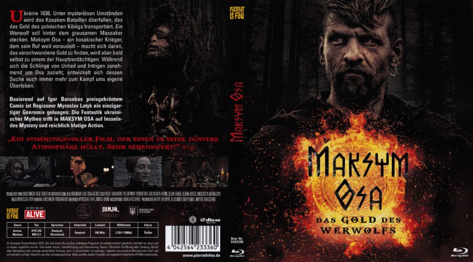 Maksym Osa - Das Gold des Werwolfs (2022) DE Blu-Ray Covers - DVDcover.Com