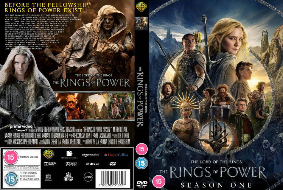 Lord Of The Rings : The Rings Of Power - Season 1 (2022) R2 UK DVD ...
