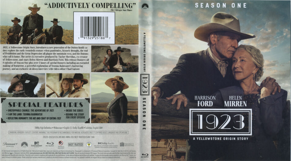 1923: Season One Blu-Ray Cover & Labels - DVDcover.Com