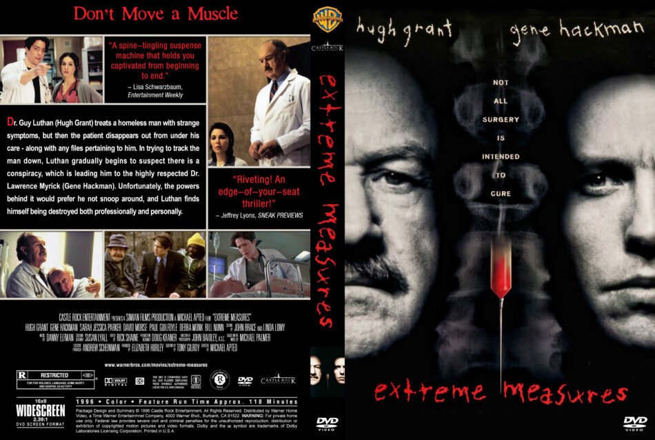 Extreme Measures R1 Custom DVD Cover - DVDcover.Com