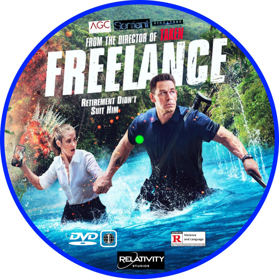 Freelance (2023) R1 Custom DVD Label - DVDcover.Com
