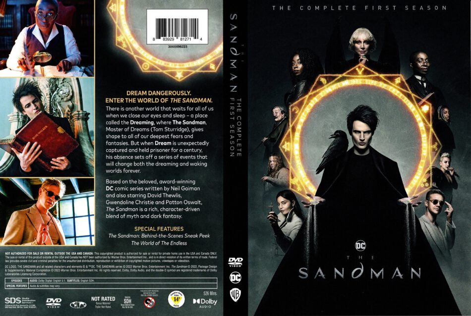 The Sandman - Season 1 R1 Custom DVD Cover - DVDcover.Com
