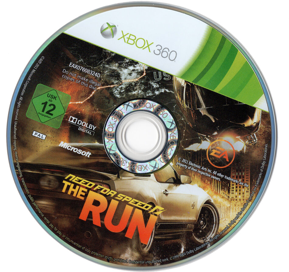 Need for Speed The Run Xbox360 Label - DVDcover.Com