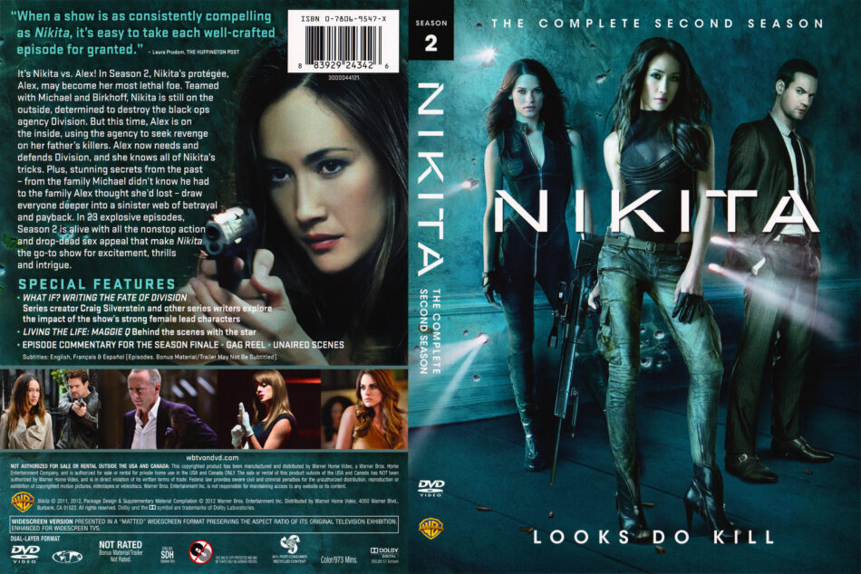 Nikita - Season 2 R1 DVD Cover - DVDcover.Com