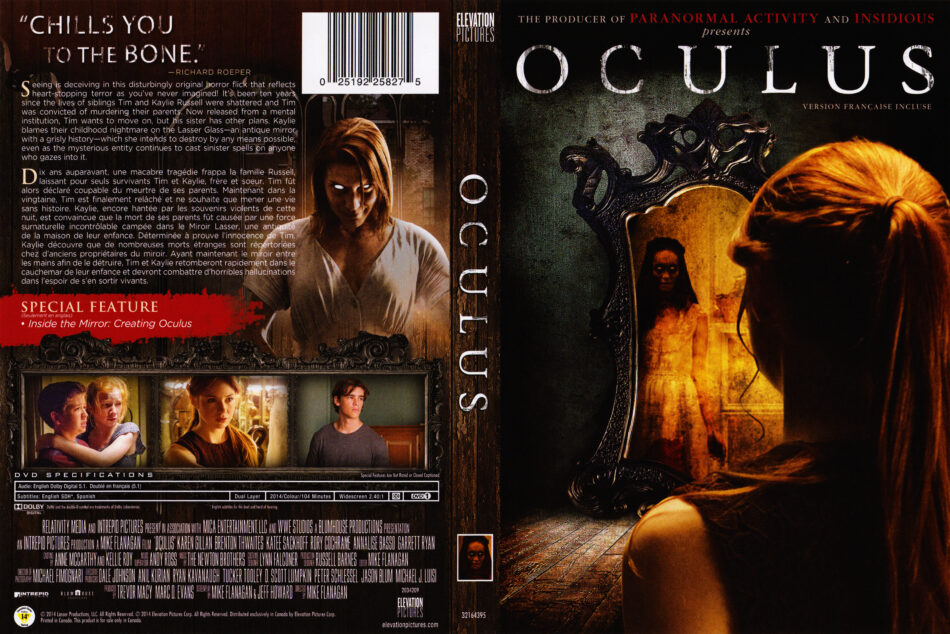 Oculus dvd cover (2013) R2 Custom GERMAN