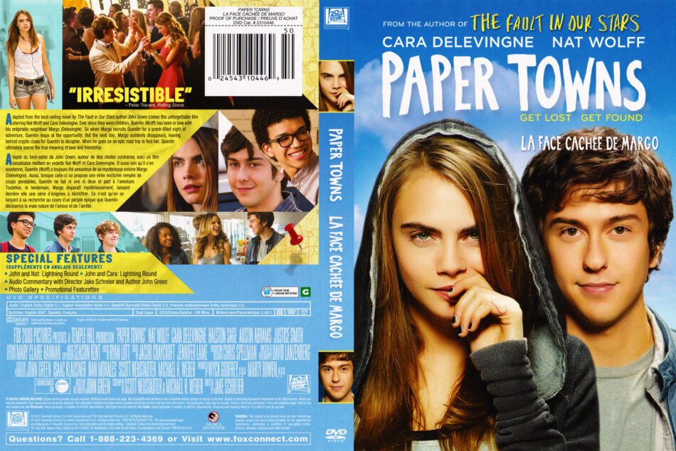 Paper Towns (2015) R1 DVD Cover - DVDcover.Com