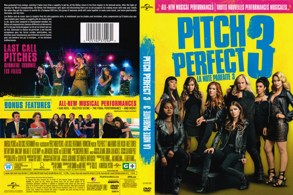 Pitch Perfect 3 (2017) R1 DVD Cover - DVDcover.Com
