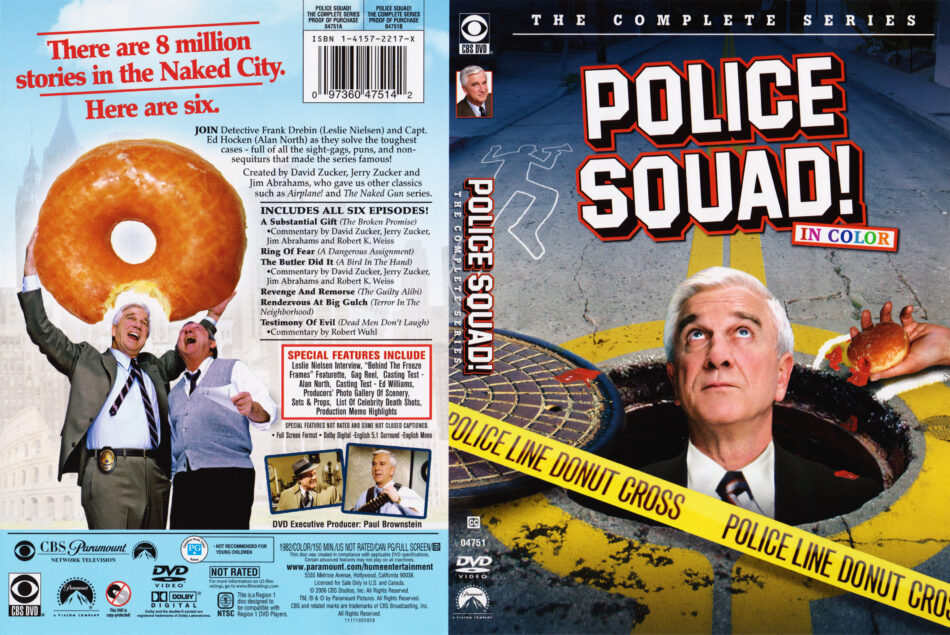 Police Squad (Complete Series - 1982) R1 DVD Cover - DVDcover.Com