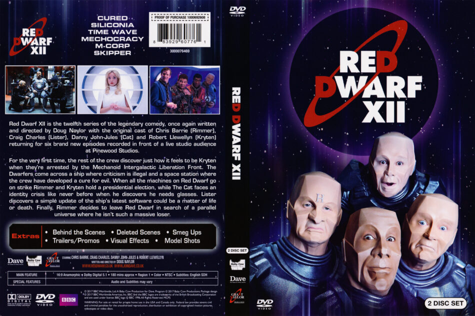 Red Dwarf Series 12 R1 DVD Cover - DVDcover.Com