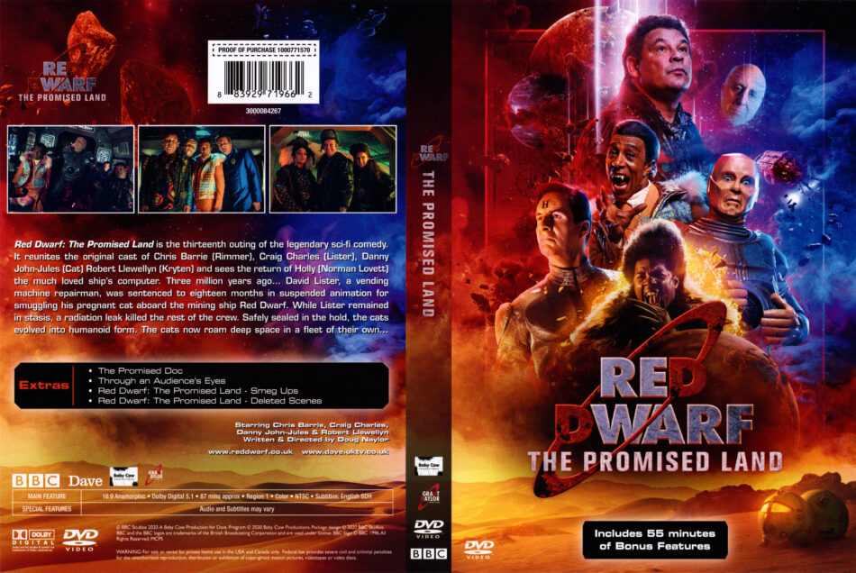 Red Dwarf - The Promised Land R1 DVD Cover - DVDcover.Com