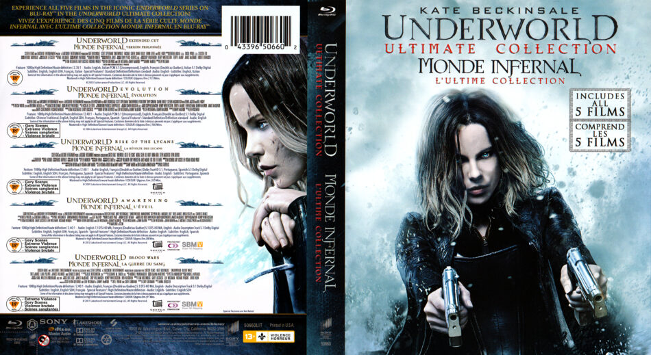 Underworld Ultimate Collection Blu-Ray Cover - DVDcover.Com