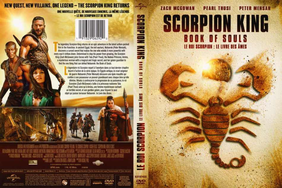 Scorpion King - Book of Souls (2018) R1 DVD Cover - DVDcover.Com