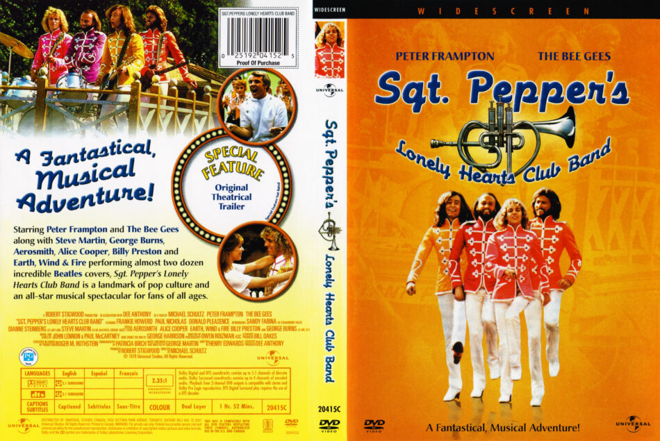 Sgt. Pepper's Lonely Hearts Club Band (1978) R1 DVD Cover - DVDcover.Com