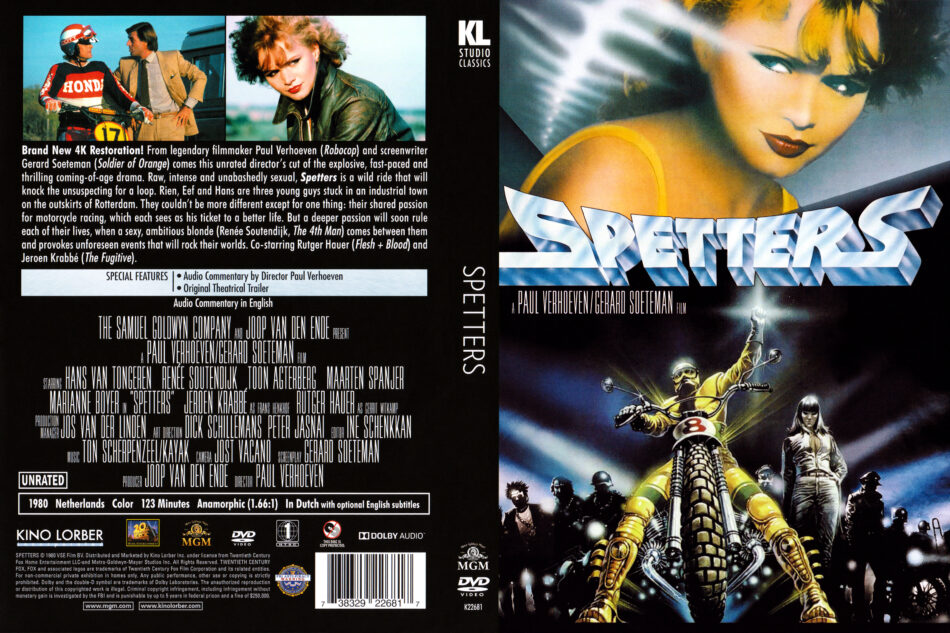 Spetters (1980) R1 DVD Cover - DVDcover.Com
