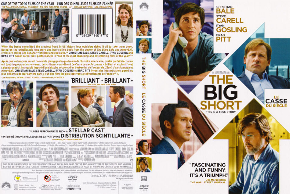 The Big Short (2015) R1 DVD Cover - DVDcover.Com